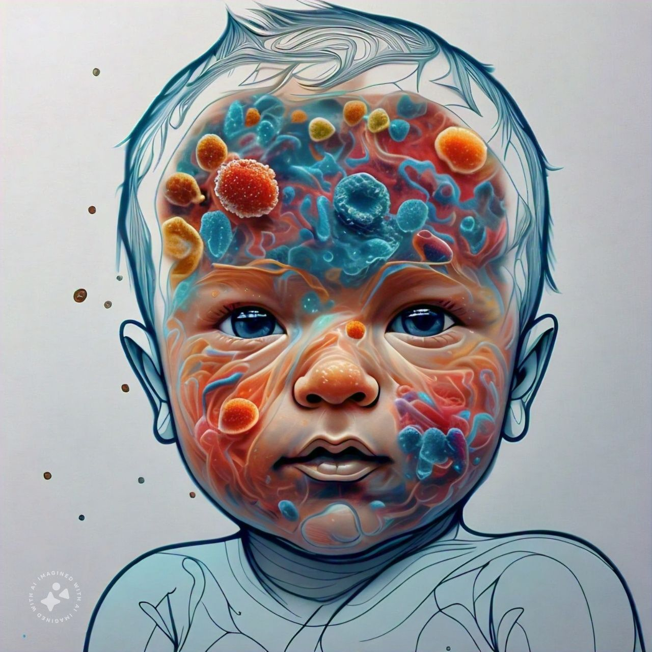 Looking at microbes to explain different baby head sizes