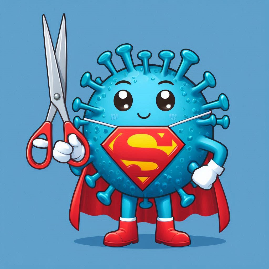 Hijacking viruses to edit harmful bacteria